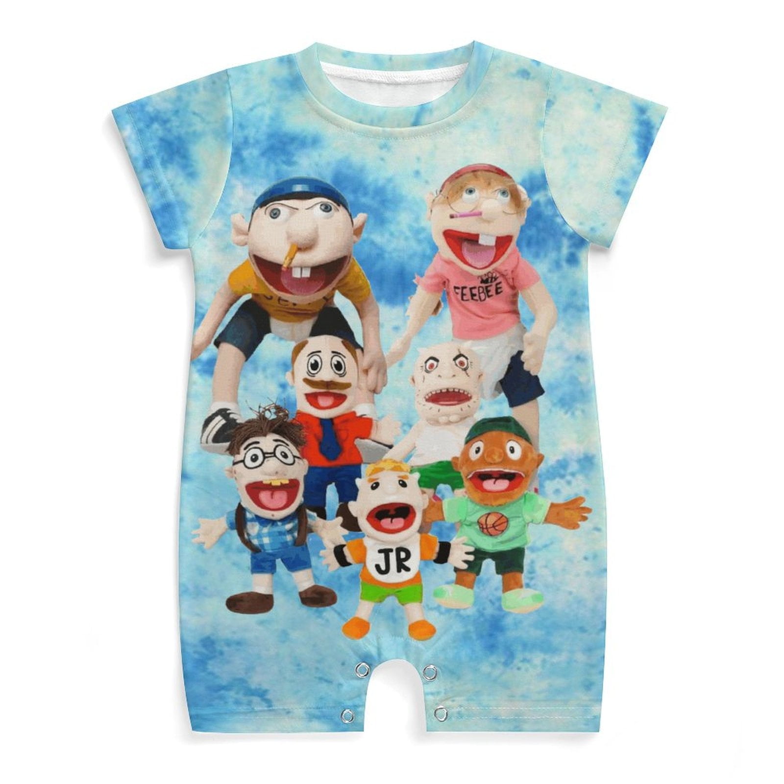 Puppets SML Jeffy Baby One-Piece Rompers Short Sleeve Bodysuits ...