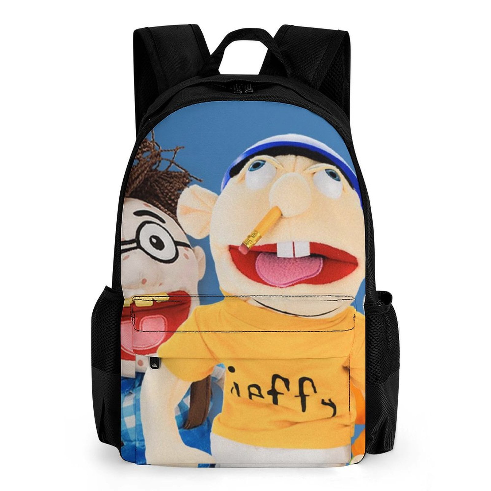 Puppets SML Jeffy Backpack Laptop Bag Large Capacity Multipurpose ...