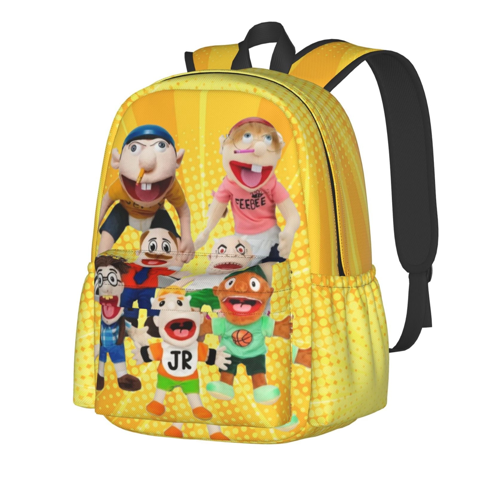 Puppets SML Jeffy Backpack Laptop Daypack Shoulders Travel Bag Unisex ...