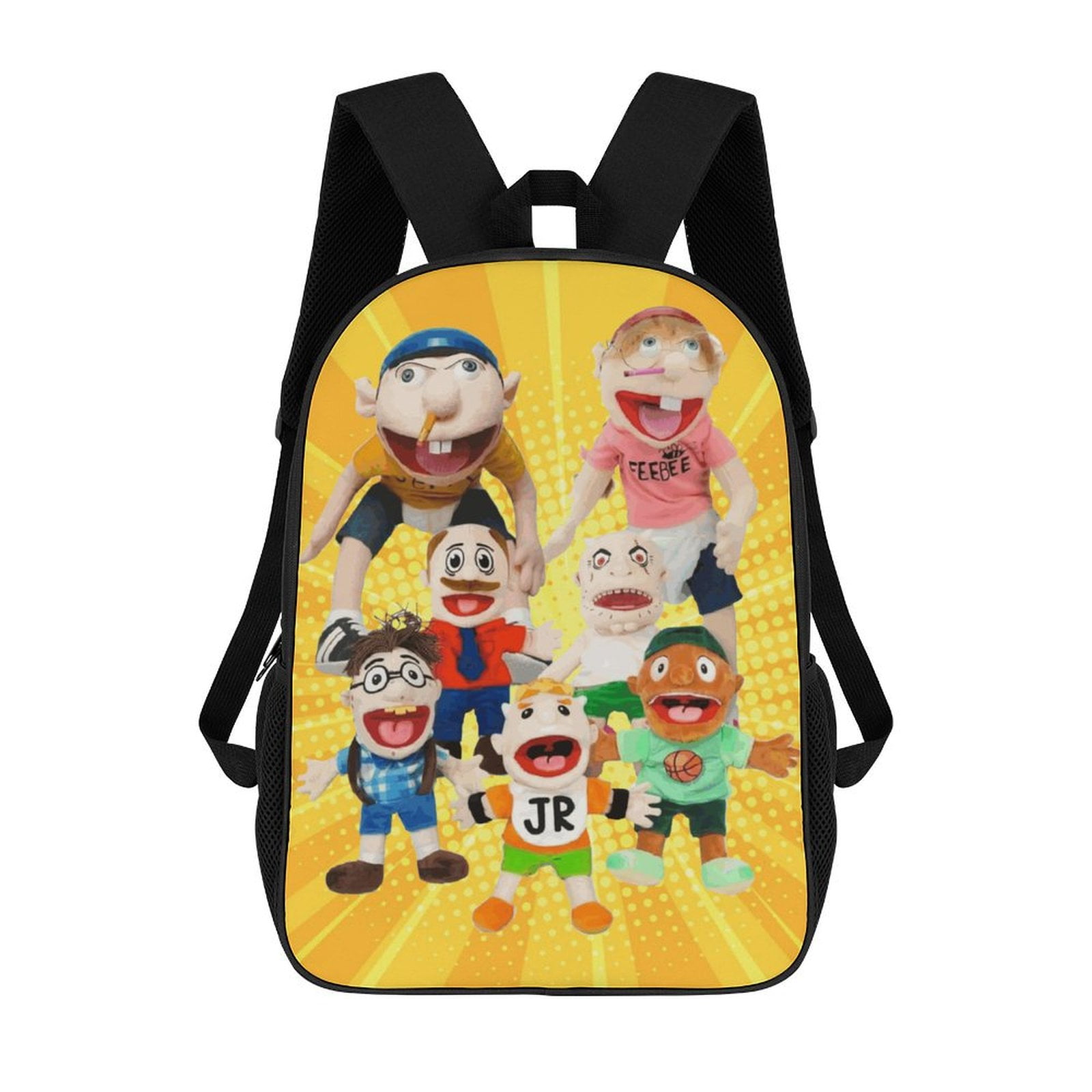 Puppets SML Jeffy School Bag Backpack Multipurpose Daypack Adjustable ...