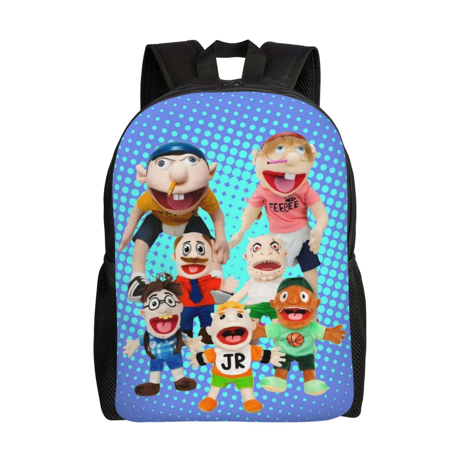 Puppets SML Jeffy Unisex Backpack Laptop School Bag College Student ... Puppets SML Jeffy Unisex Backpack Laptop School Bag College Student ...