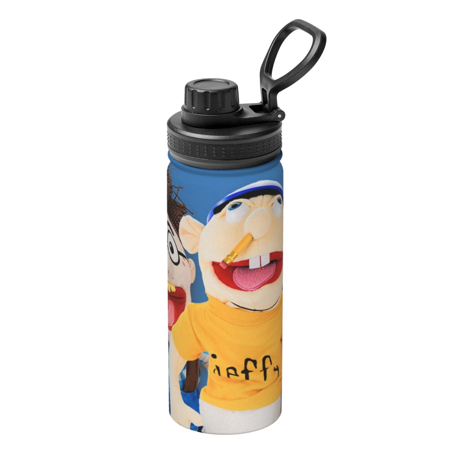 Puppets SML Jeffy Unisex Sports Insulated Water Bottles Kettle ...