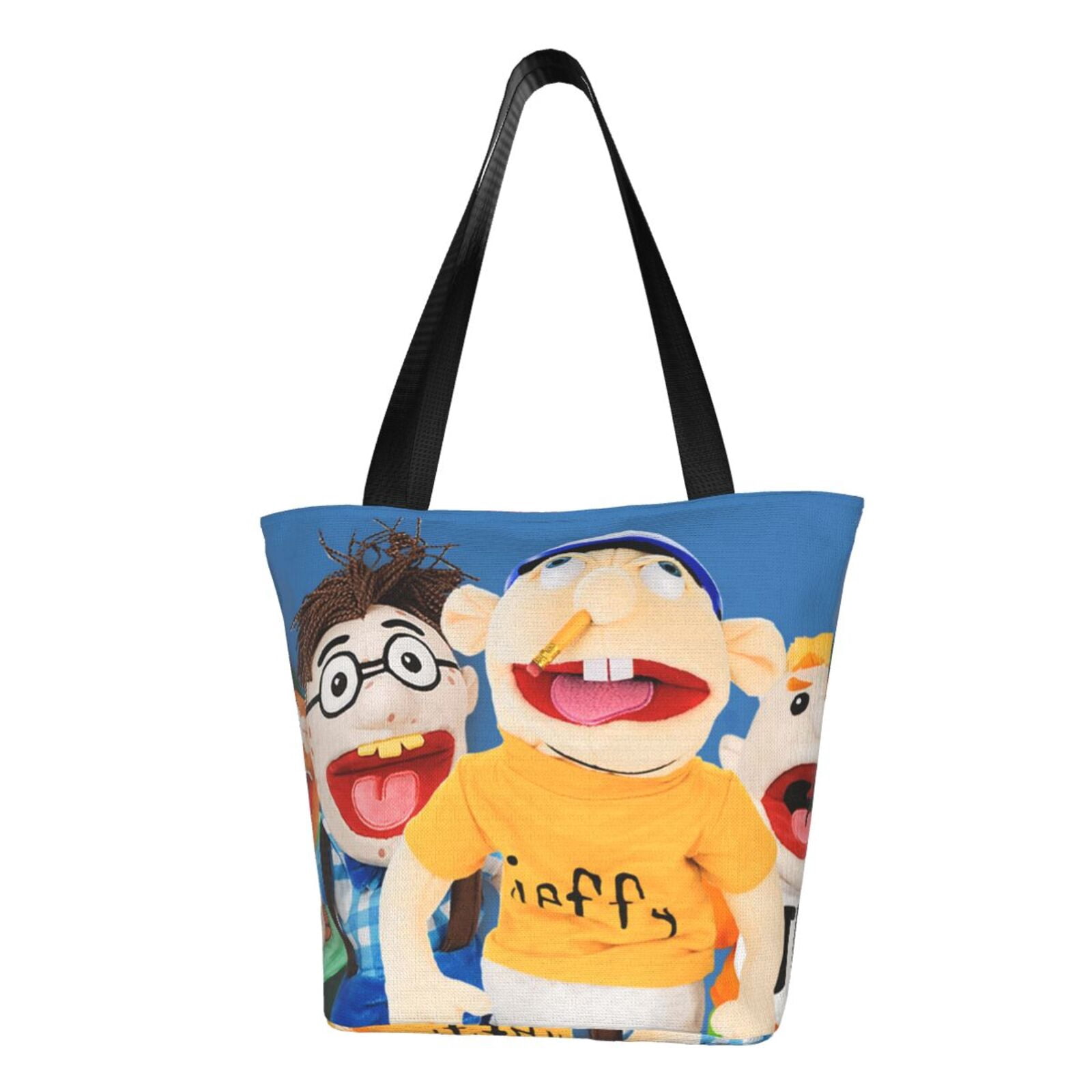 Puppets SML Jeffy Women's Tote Bag Large Capacity Shoulder Handbag For ...
