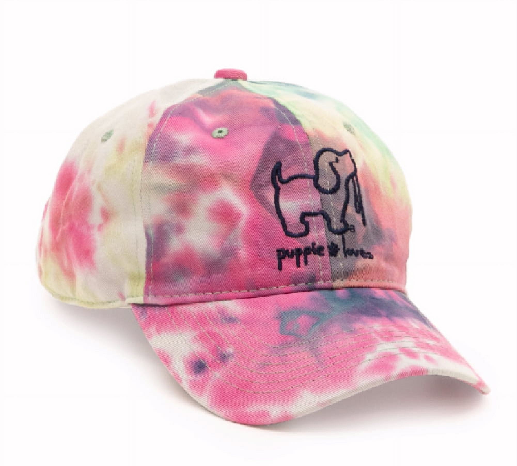 Puppie Love Dog Cotton Candy Tie Dye Cap Hat - Walmart.com