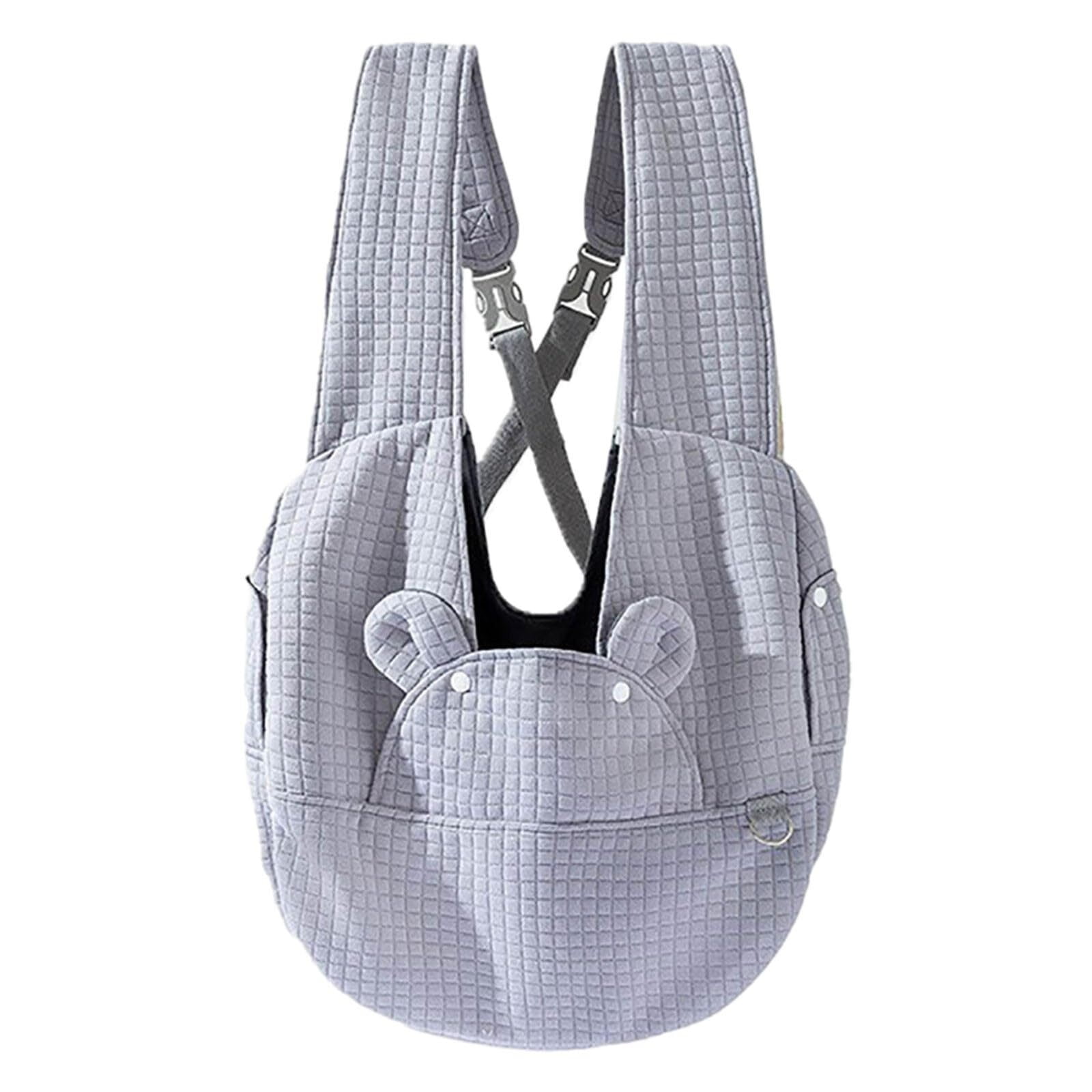 Puppy Chest Carrier,Simple Bear Shape Crossbody Chest Pet Carrier ...
