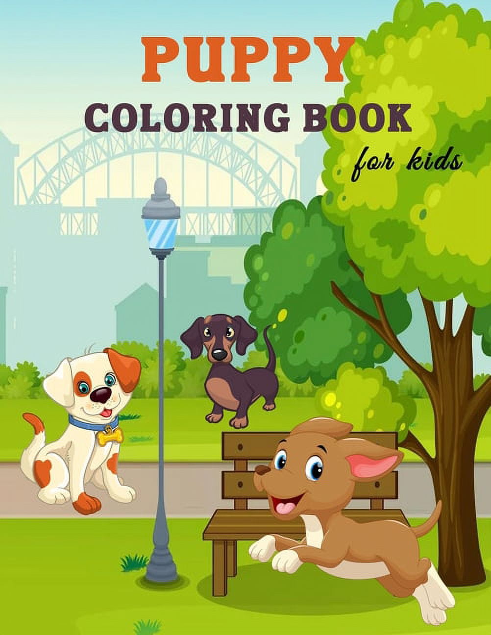Puppy Coloring Book for Kids : Great Puppy Book for Boys, Girls and ...