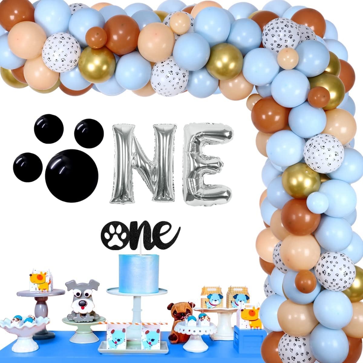 Puppy Dog Birthday Party Decorations, Dog Theme 1st Birthday ...