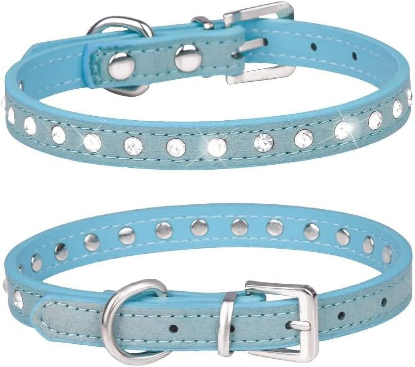 Puppy Dog Collar with Crystal Diamond Colorful Bling Girl Puppy Small ...