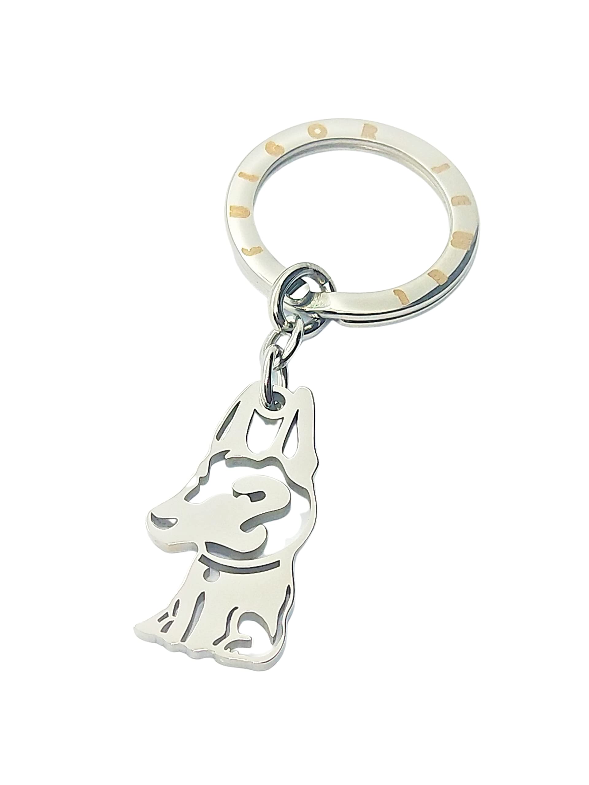 Puppy Dog Key Chain Keyring Doberman Pinscher/Dobie - Walmart.com