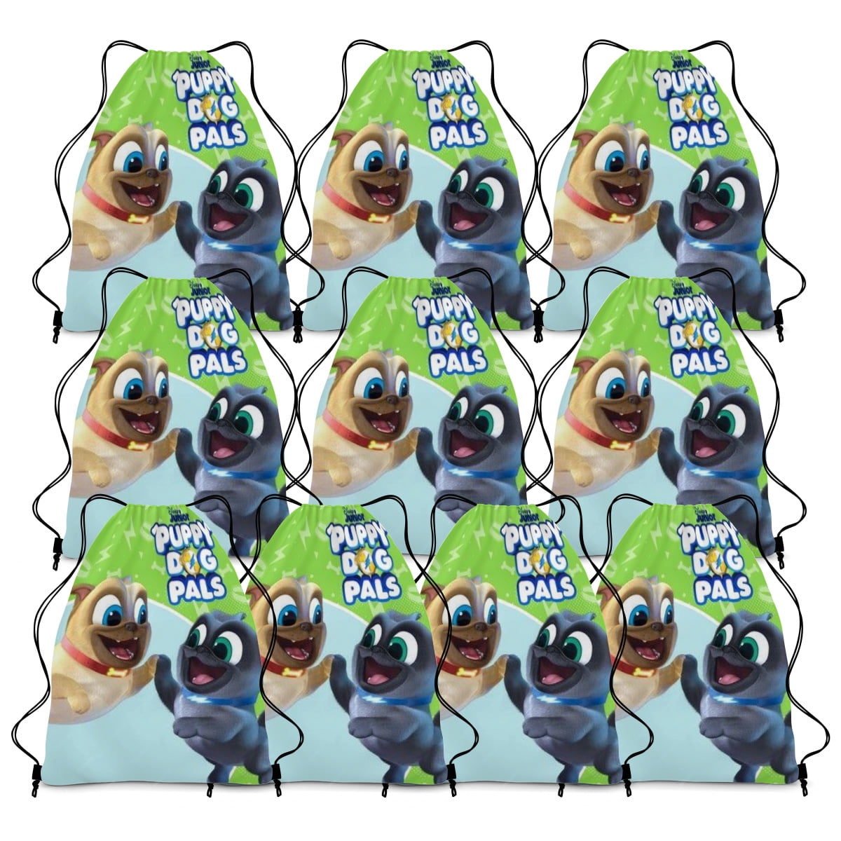 Puppy Dog Pals 10 drawstring bag combinations F Party Supplies For Kids ...