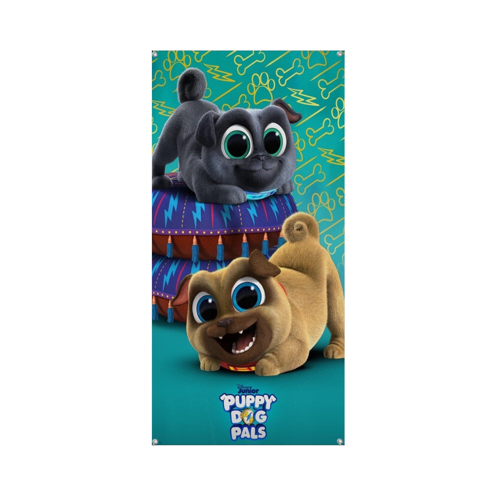 Puppy Dog Pals Door Cover Decoration Door Banner Sign Door Backdrop for ...