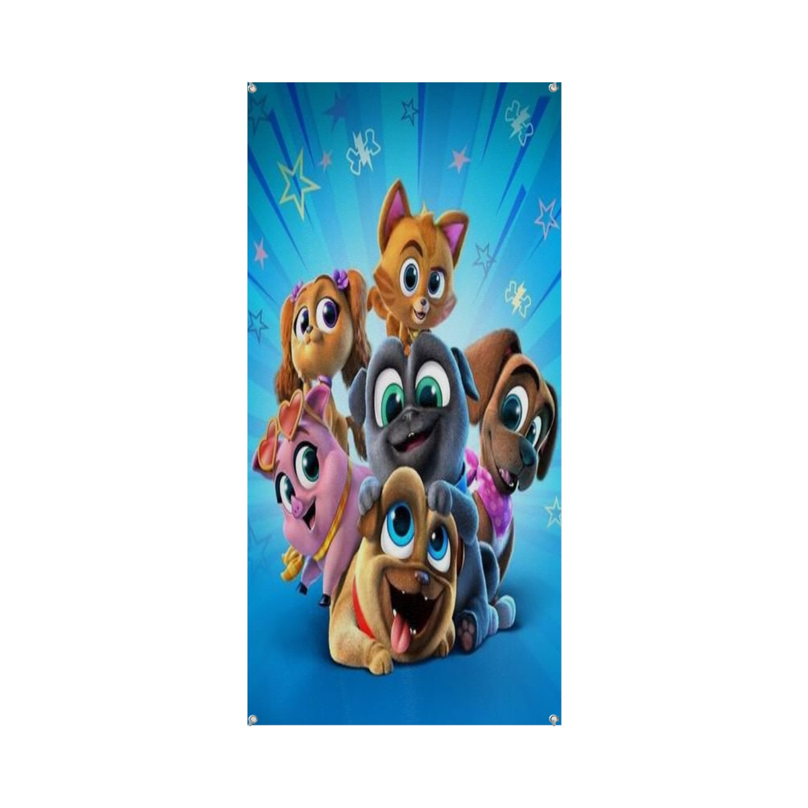 Puppy Dog Pals Door Cover Decoration Door Banner Sign Door Backdrop for ...