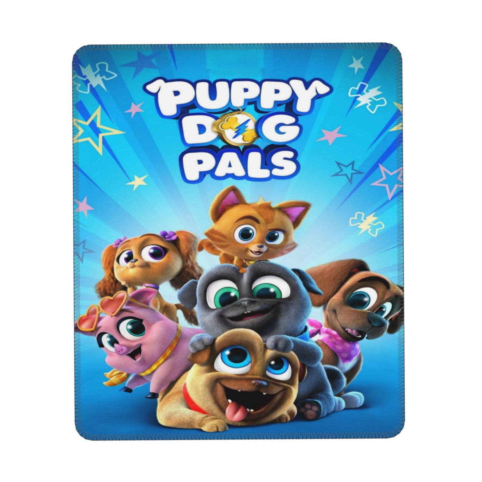 Puppy Dog Pals Mouse Pad Personalized Gaming Mouse Mat With Stitched ...