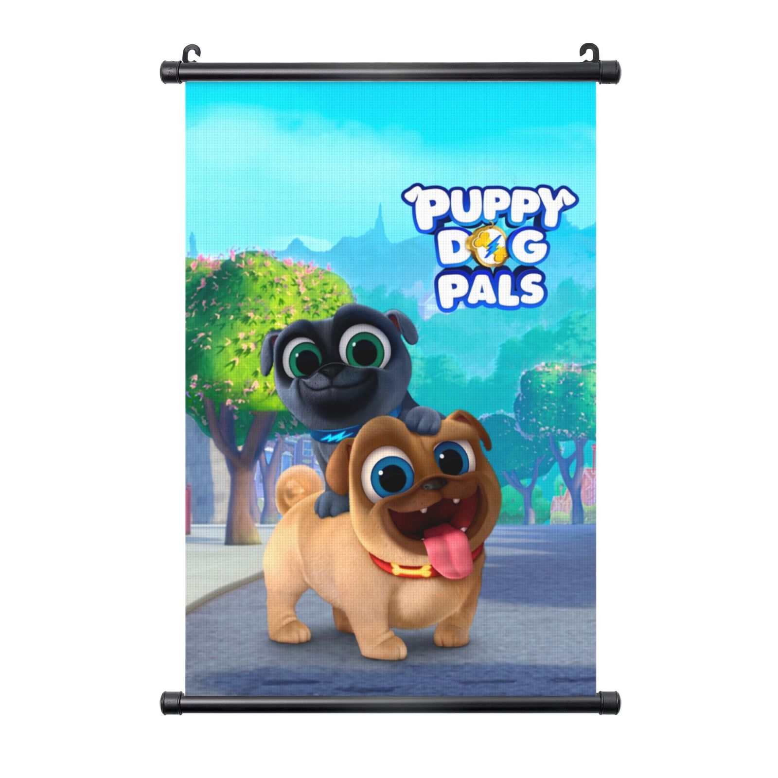 Puppy Dog Pals Poster Aesthetic Canvas PVC Shaft Wall Art Hanging ...