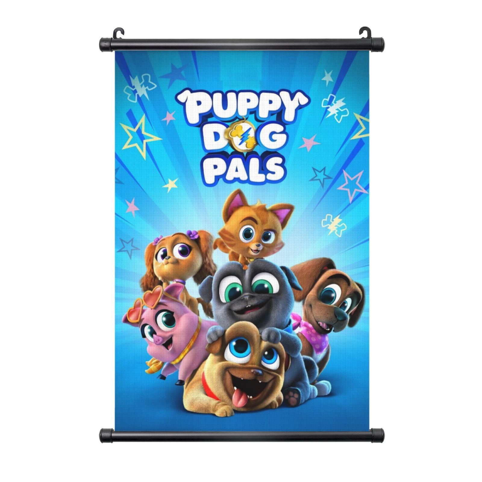 Puppy Dog Pals Poster Aesthetic Canvas PVC Shaft Wall Art Hanging ...