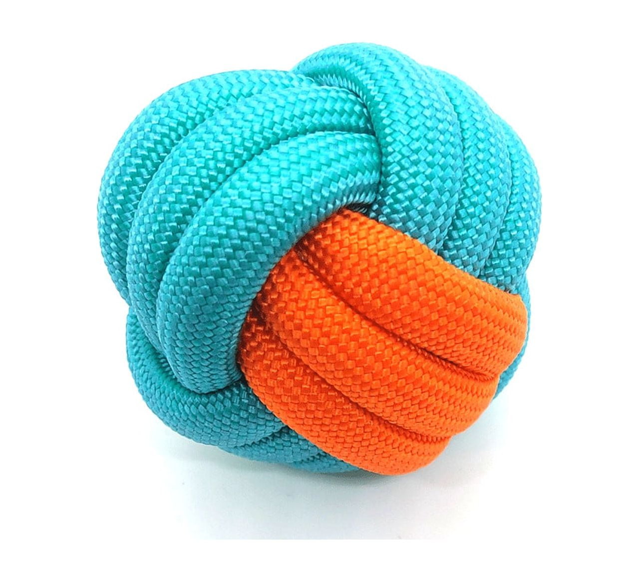 Puppy Dog Rope Knot Ball Toy - orange - Walmart.com