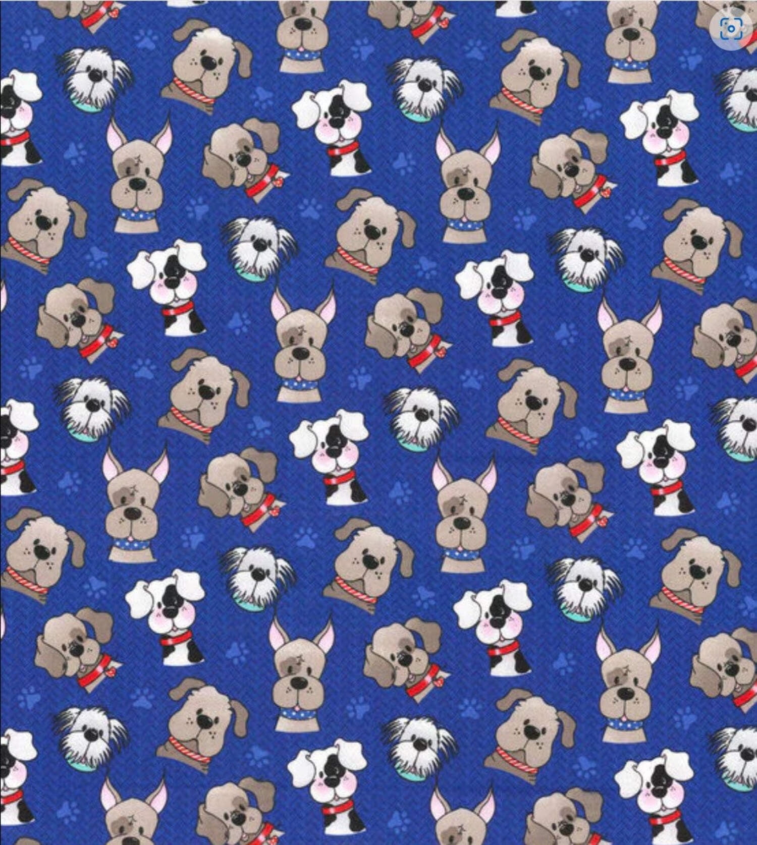 Puppy Dogs Prints by Fabric Traditions 100% Cotton Novelty - Walmart.com