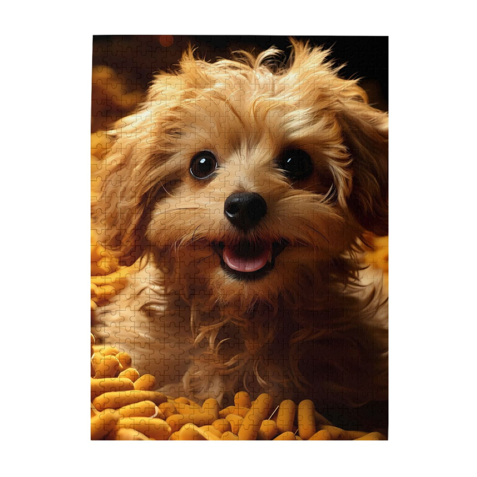 Puppy Fur Smile Carrots 1000-Piece Wooden Jigsaw Puzzle for Adults, Fun ...