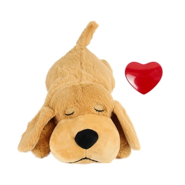 Pets Know Best Huggie Pup, Dog Plush with Heartbeat for Crate Training ...
