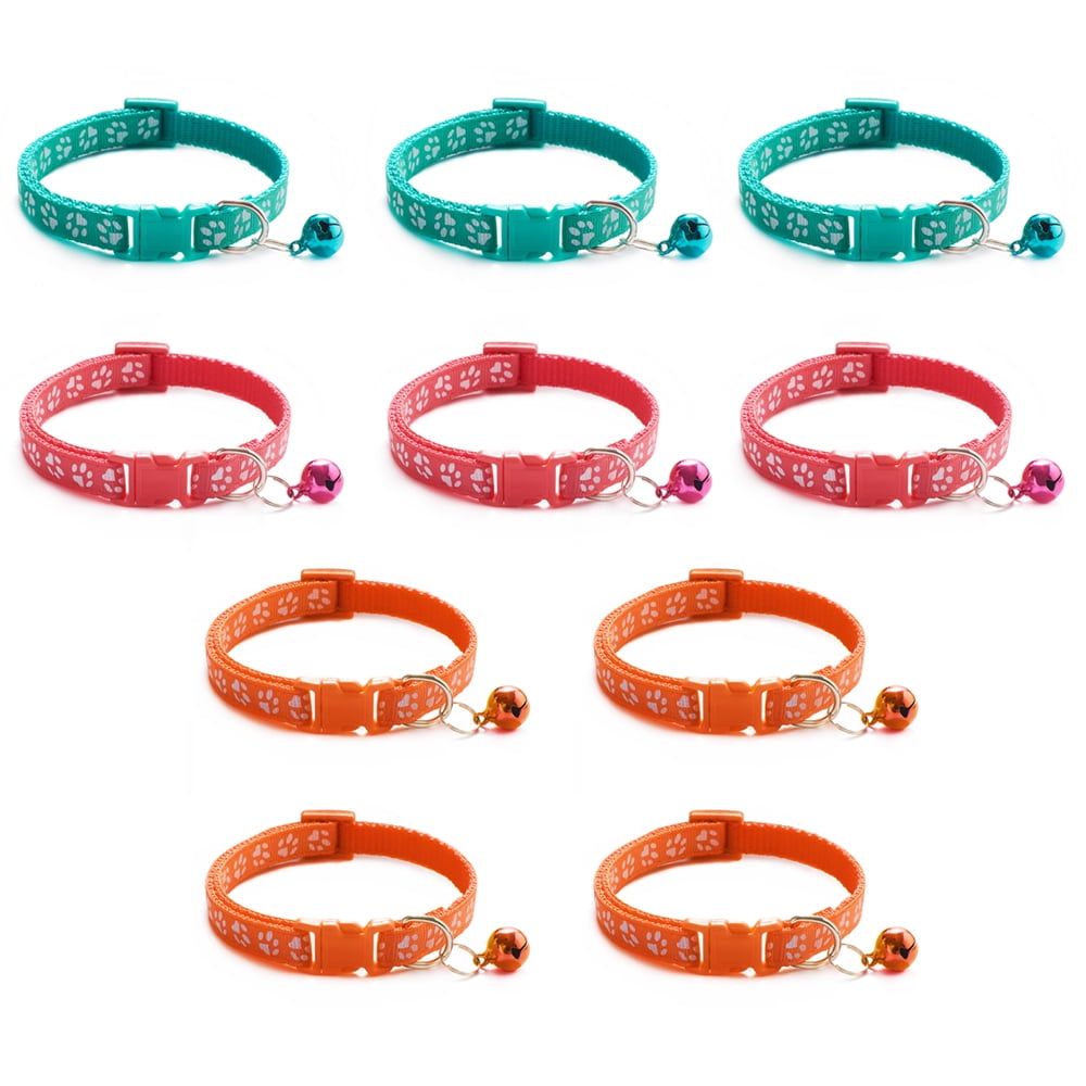 Puppy ID Collars Identification Whelping Soft Nylon Adjustable ...