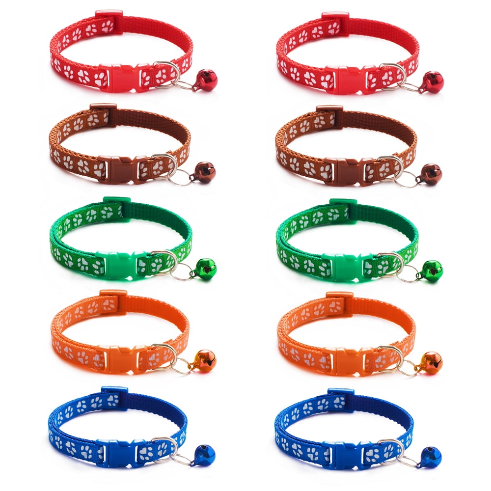 Puppy Id Collars Identification Whelping Soft Nylon Adjustable ...