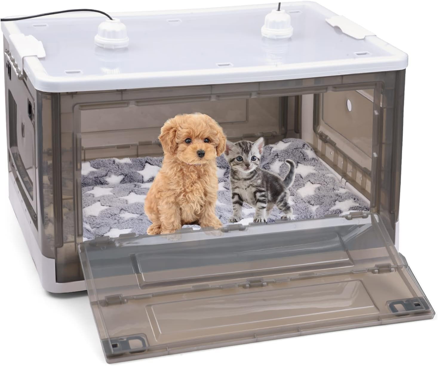 Puppy Incubator,Puppy Incubator with Heating, Large PET Brooder Nursery ...