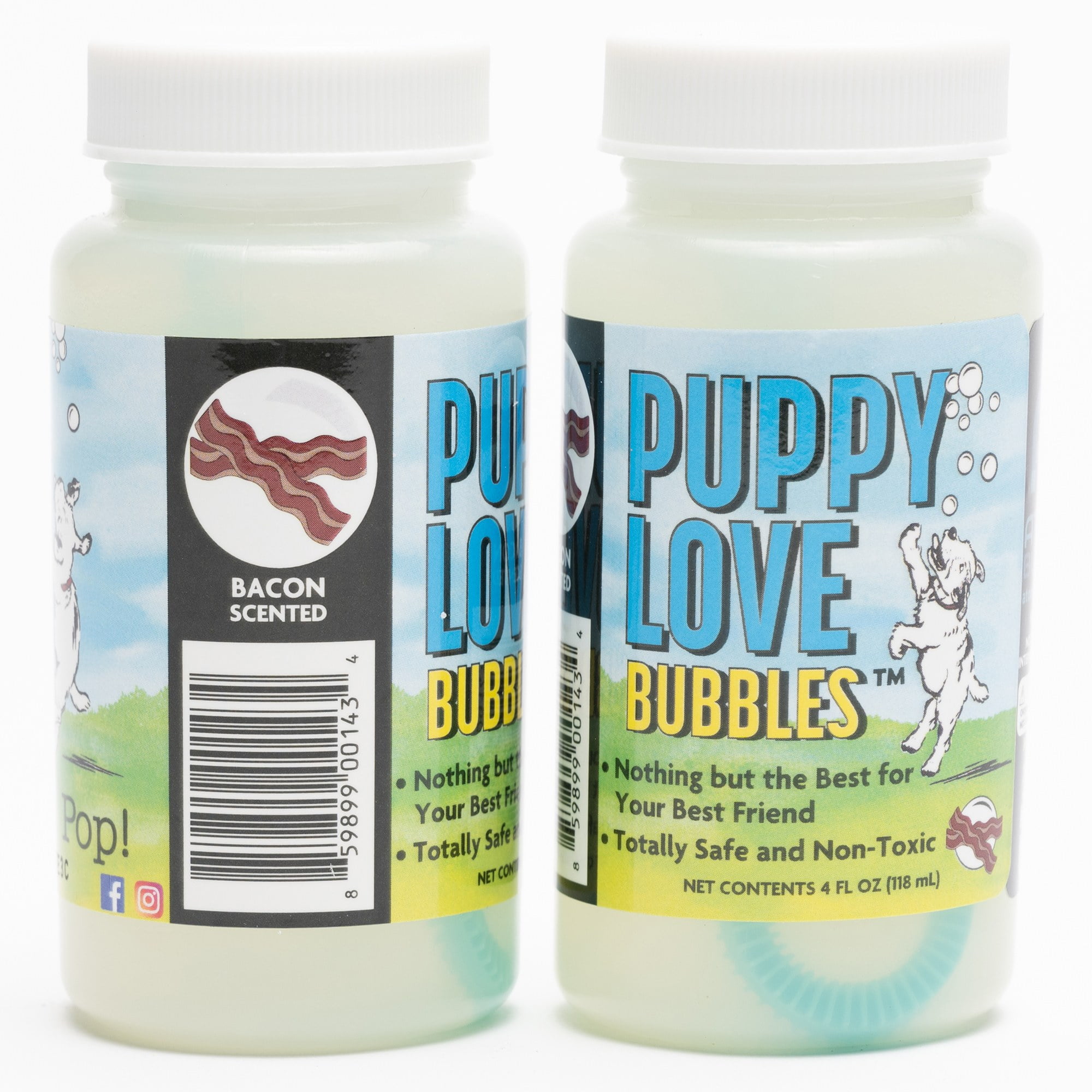 Puppy Love Bubbles: 2 Pack Bacon Scented - 4oz. Bottles, Scented ...