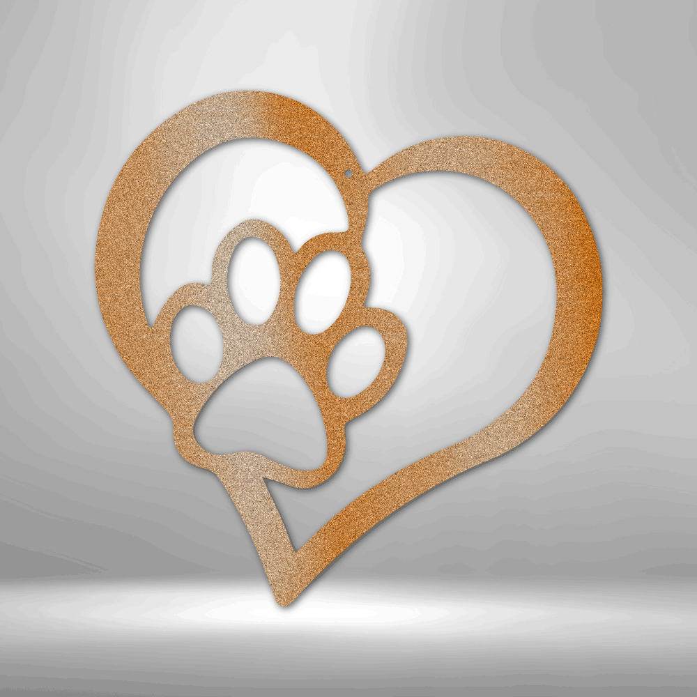 Puppy Love Steel Sign Laser Cut Powder Coated Home & Office Metal Wall ...