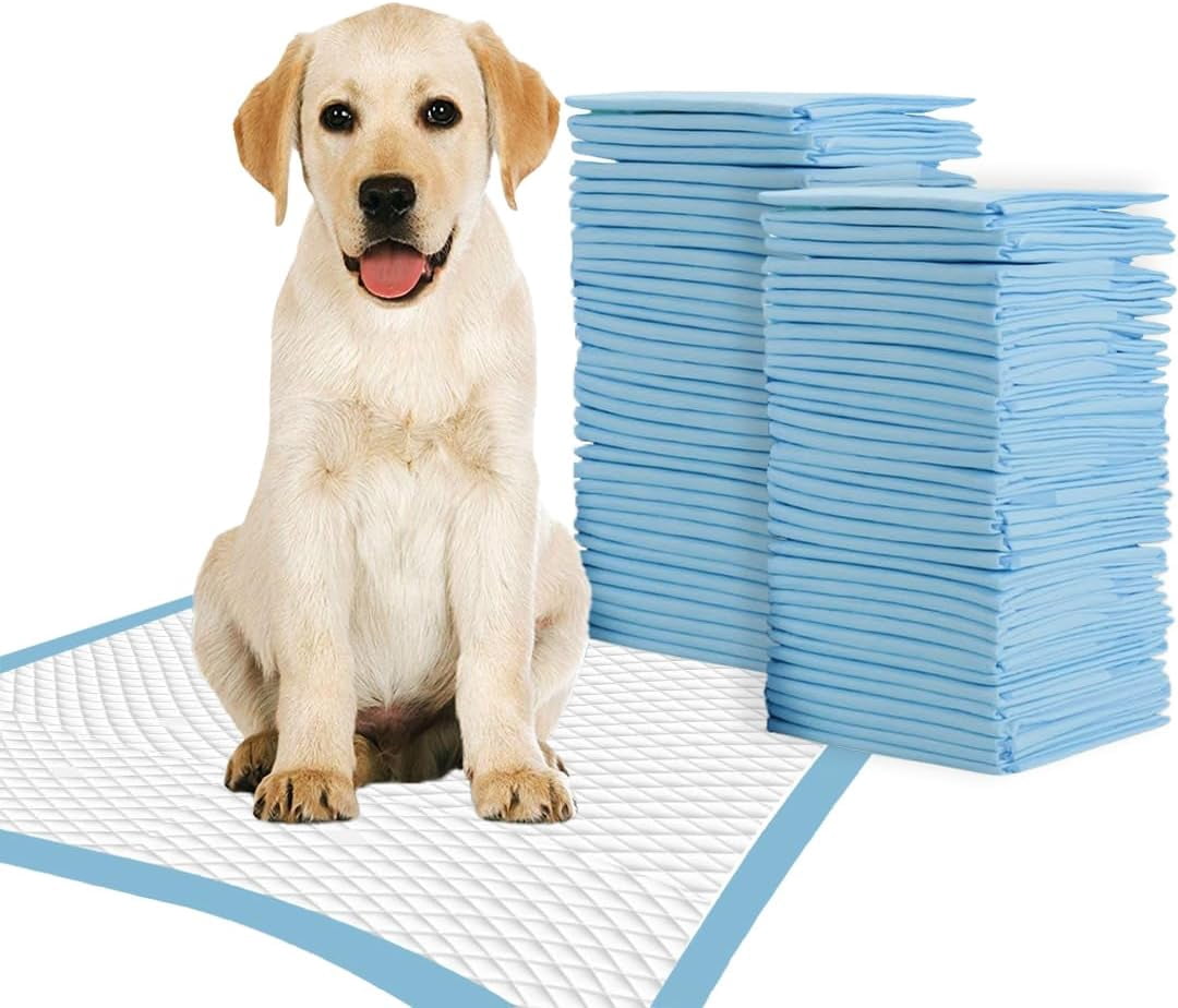 Puppy Pads 100 Count - 23.6" x 23.6" - Super Absorbent Pee Pads for ...