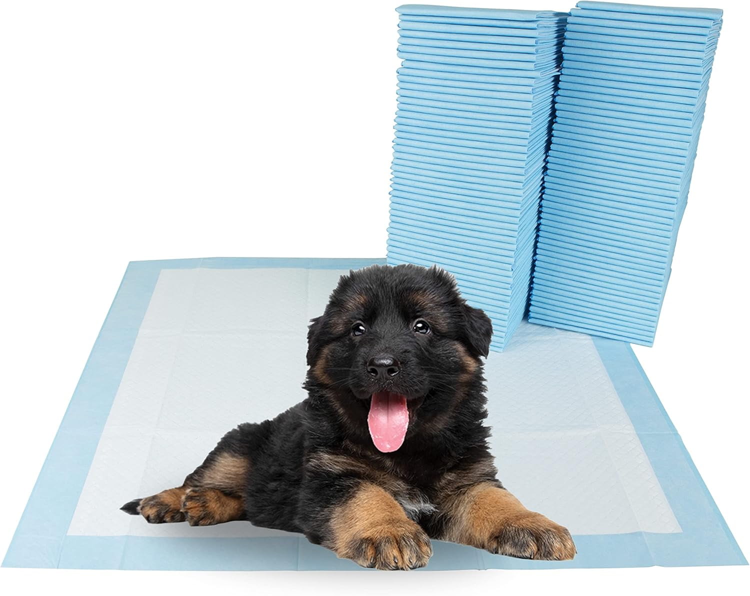 Puppy Pads Leak-Proof - Absorbent Pee Pads for Dogs with 6-Layer Design ...