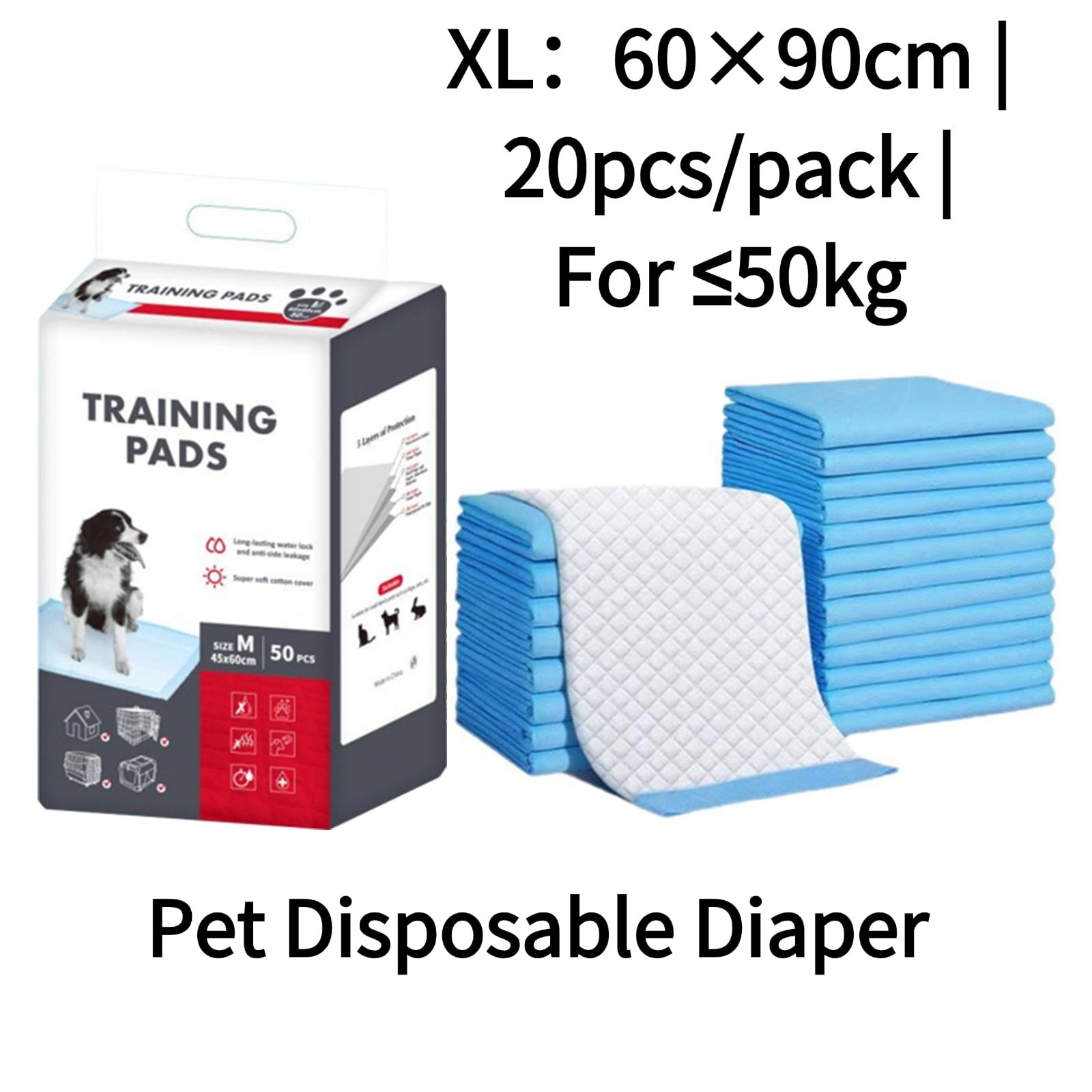 Puppy Pads Leak-Proof | Pee Pads for Dogs Ultra Absorbent 5-Layer Extra ...