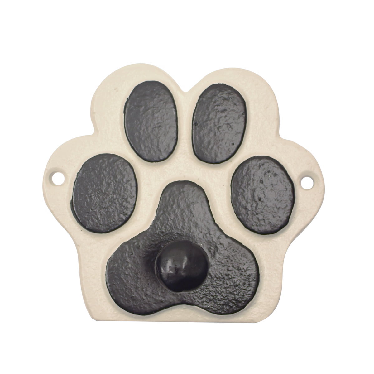 Puppy Paw Print Metal Wall Hook Hat Coat Hanger Dog Leash Holder Pet ...
