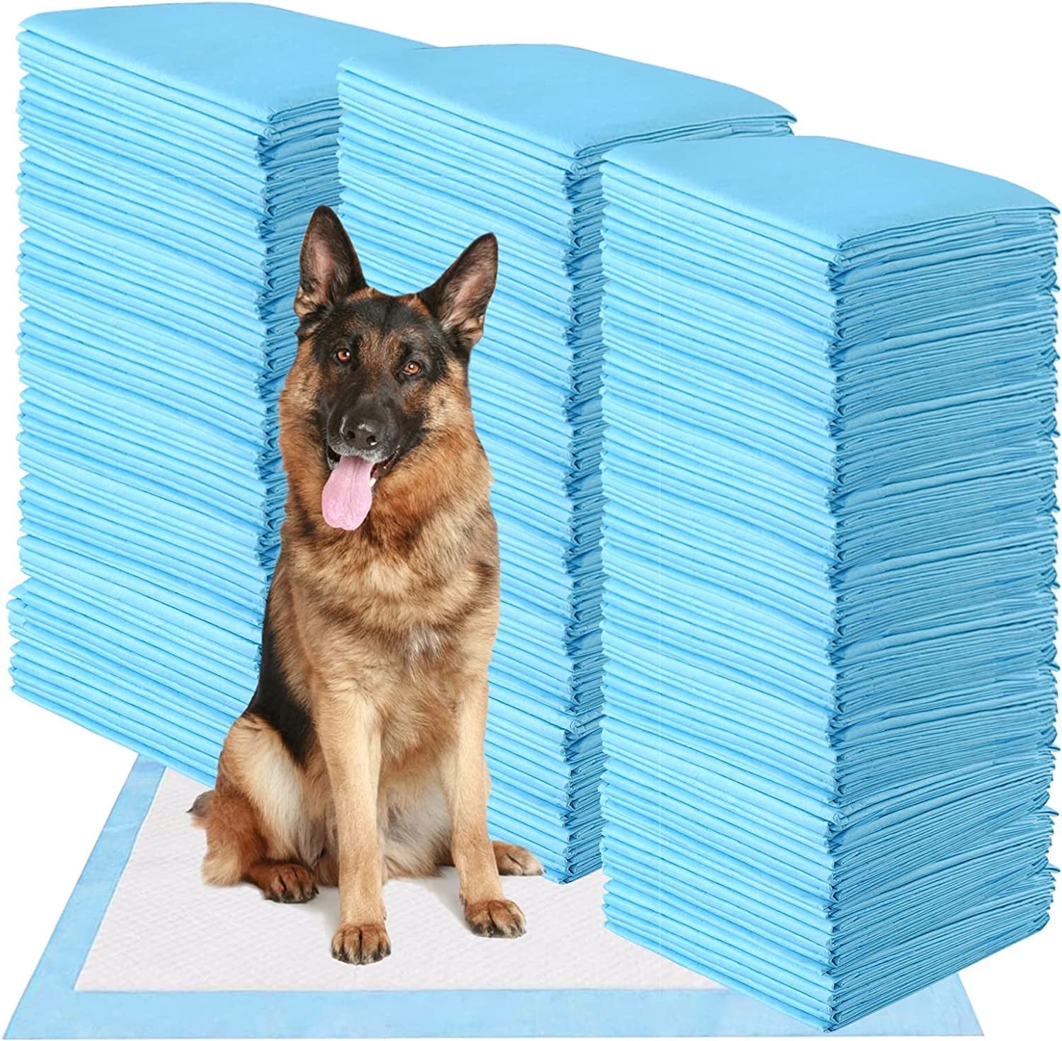 Puppy Pee Pads 40 Count, 24''x24'' Dog Potty Pads, Powerful Absorbency ...