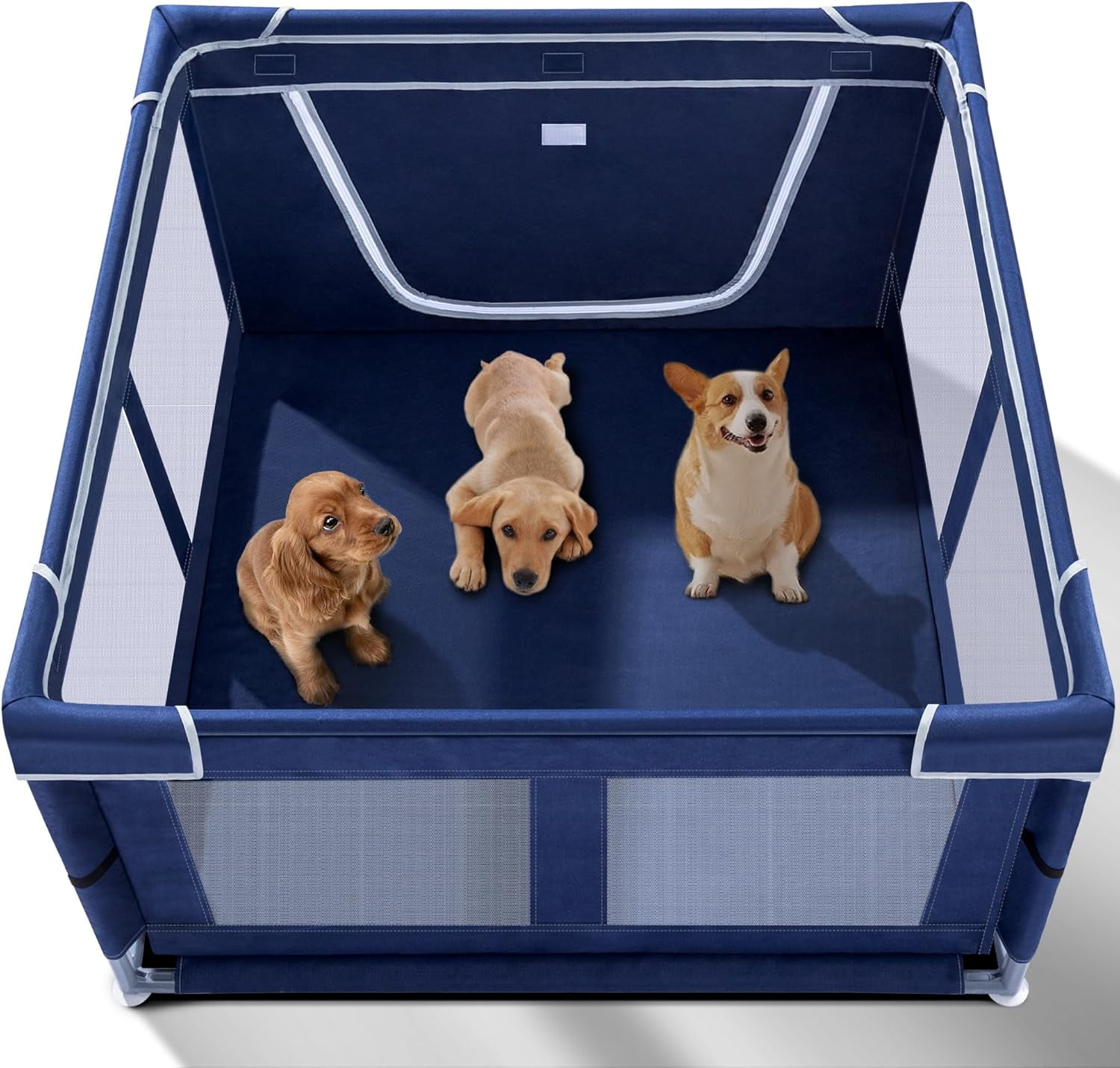 Puppy Playpen Indoor for Dog Small Pets, 42x42 x25 inch, Dog Play Pen ...
