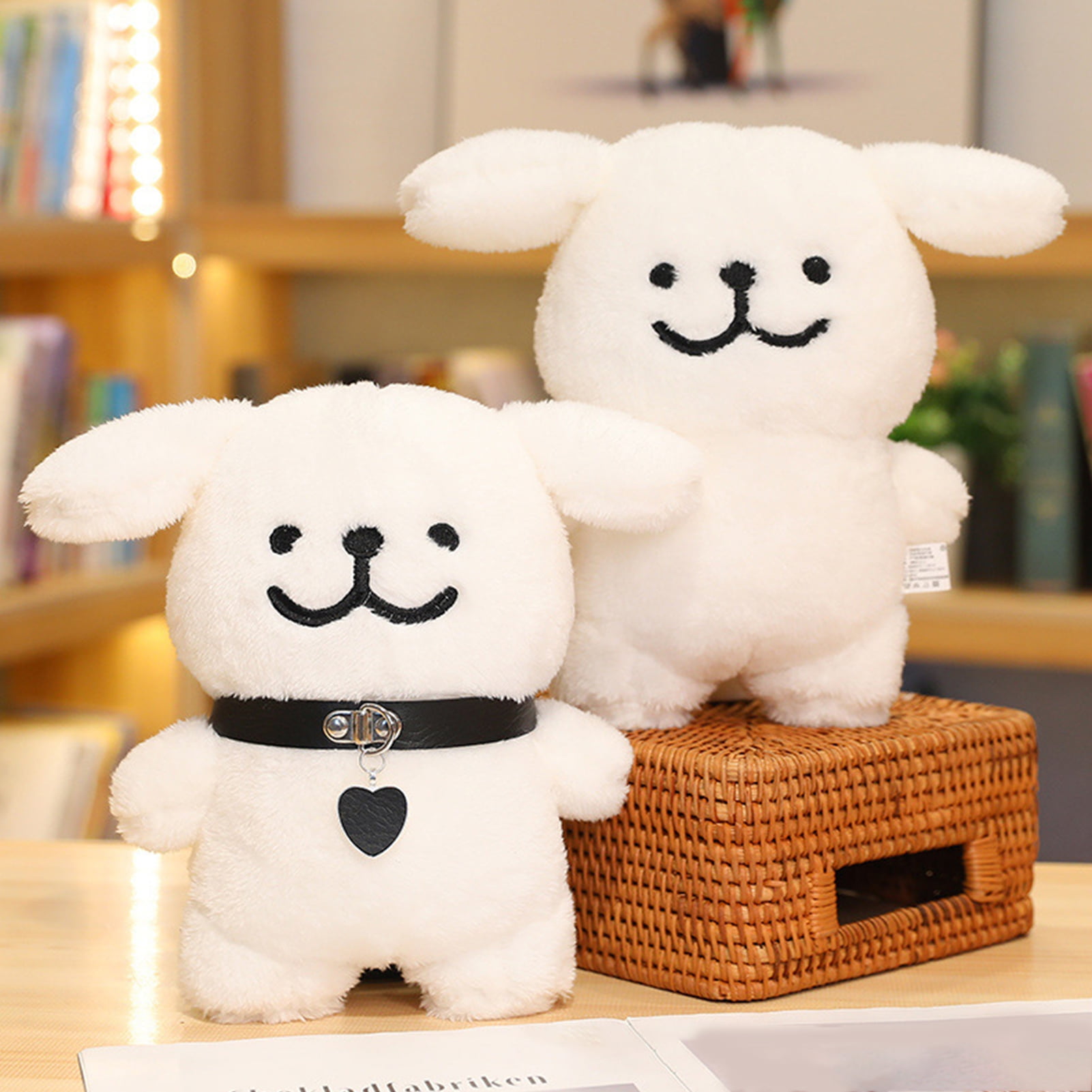 Puppy Plush Doll - Soft Cotton Filled Lovely Maltese Doll Plushies ...