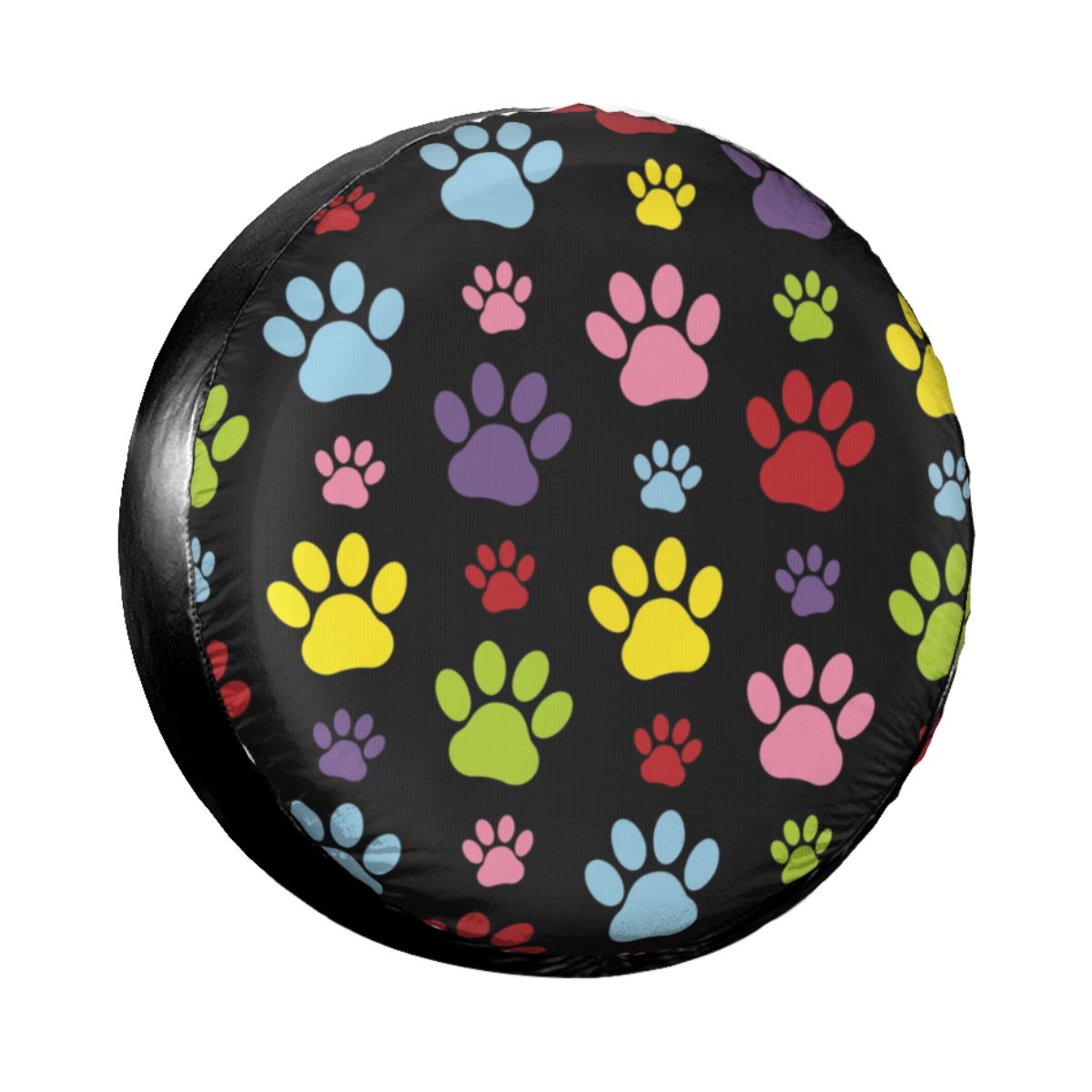 Puppy Pretty Paw Pattern Spare Tire Cover for Mitsubishi Pajero Custom ...