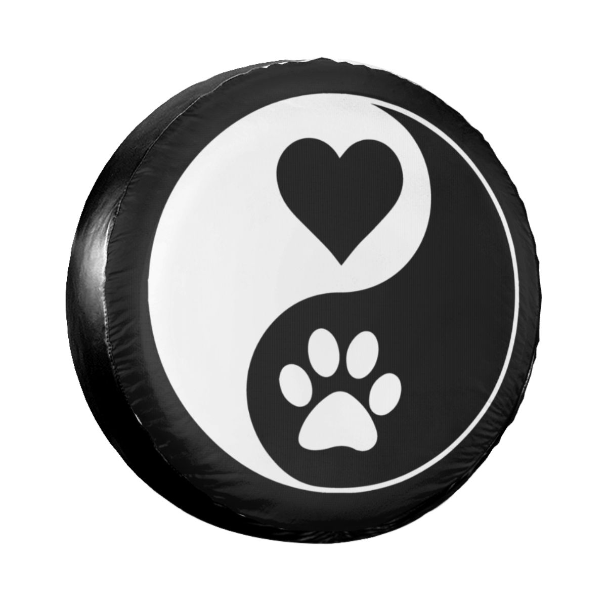 Puppy Pretty Paw Pattern Spare Tire Cover for Mitsubishi Pajero Custom ...