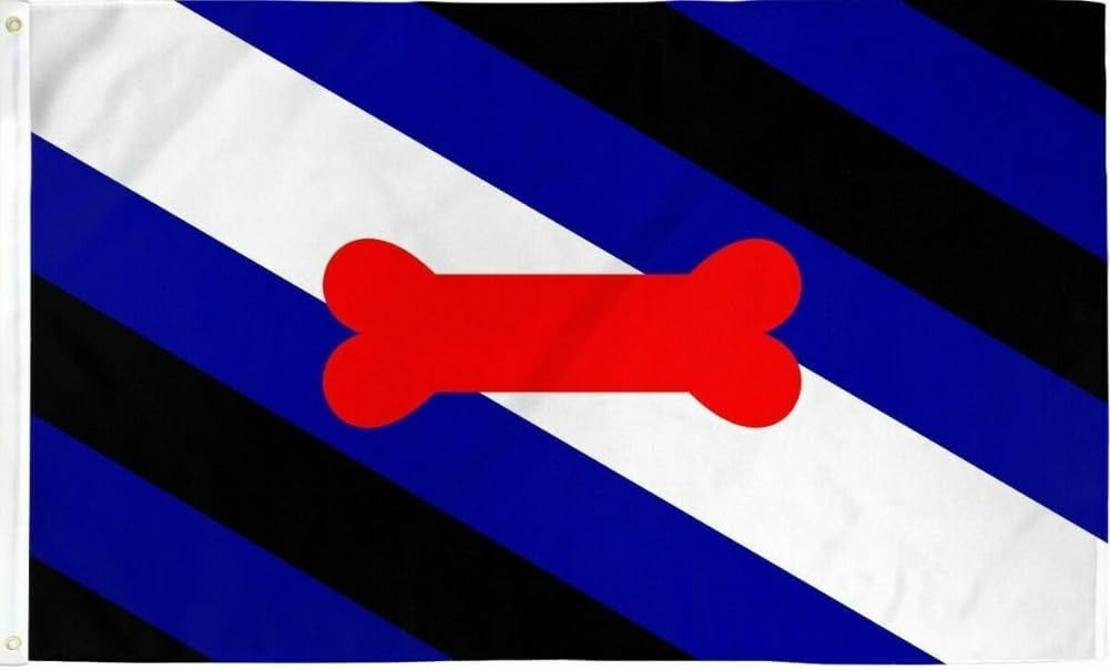 Puppy Pride Flag Human Pup Role-play Leather Rainbow Gay - Walmart.com