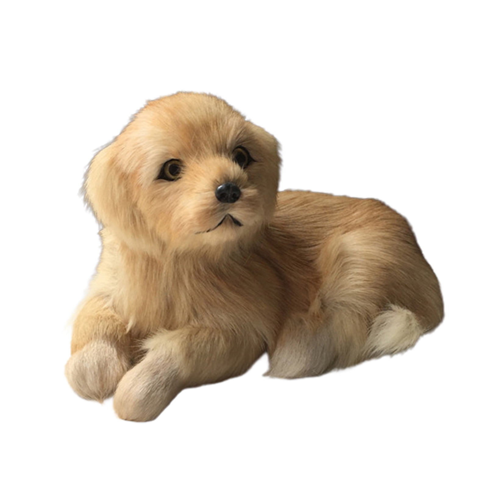 Puppy Simulation Doll Toy Mini Pekingese Dog Ornament Home Car Office ...