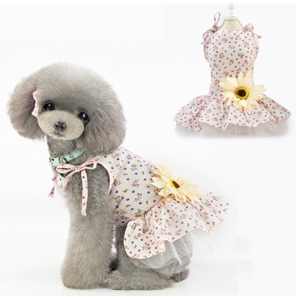 Puppy Skirt, Dog Clothes, Princess Dresses Wedding Evening Dress, Daisy ...