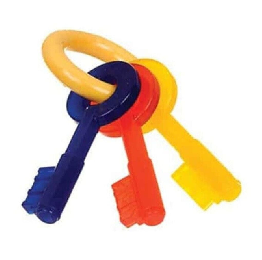 Puppy Teething Keys, Rings or Pacifiers Durable Dog Dental Health Chew ...