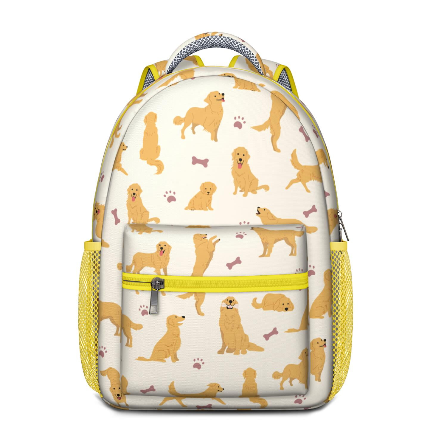 Puppy-Themed Lightweight Backpack - Ergonomic Design with Spinal ...