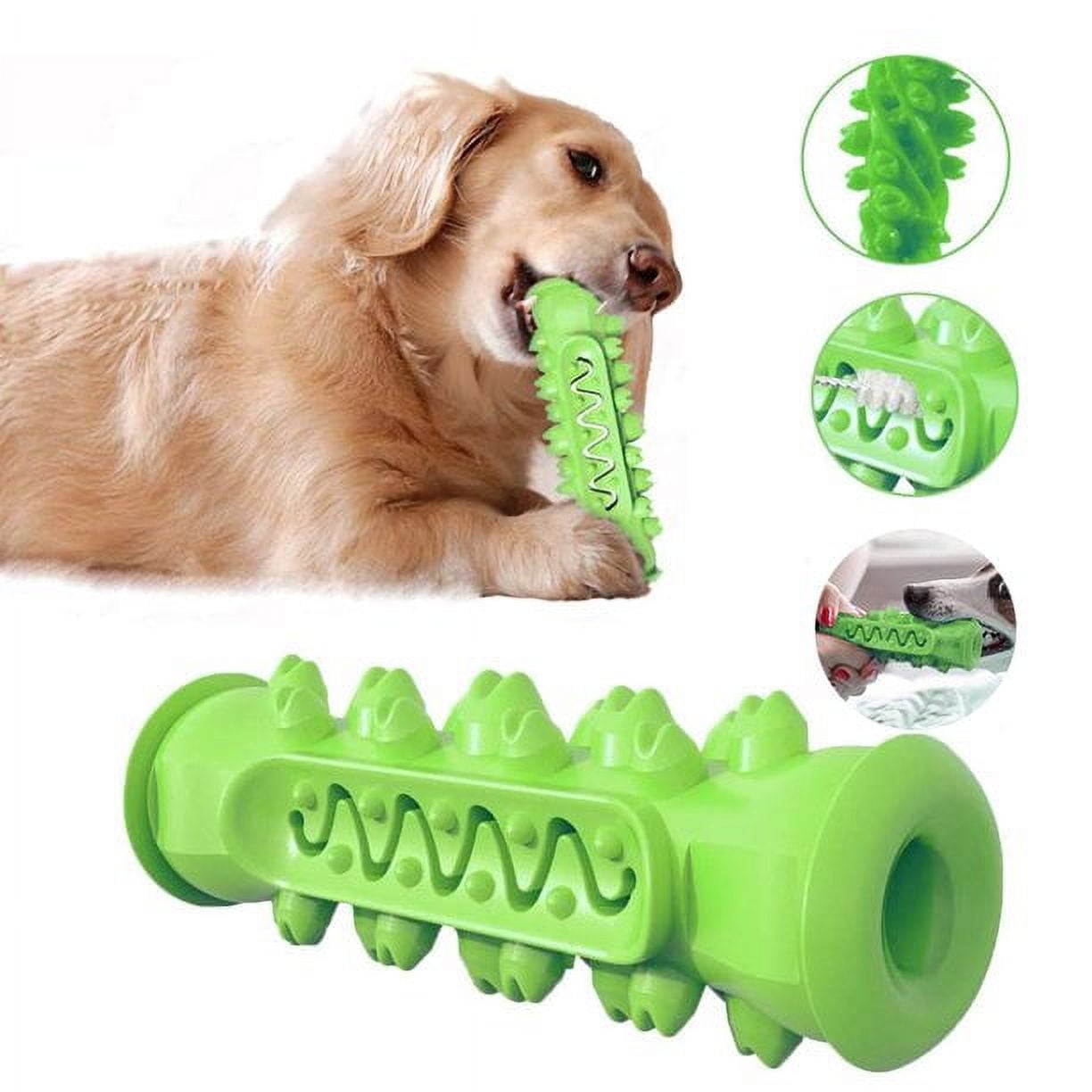 Puppy Toothbrush Dog Chew Toy,Interactive Dog Stick Bone Teething Chew ...