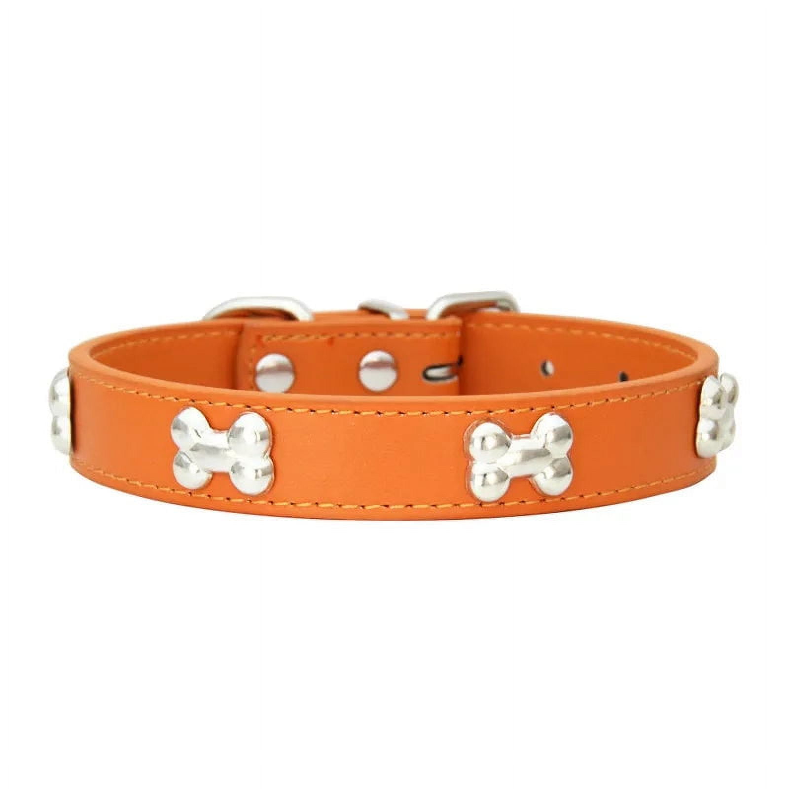 Puppy and Dog Lux Collars METAL BONE COLLAR - Walmart.com