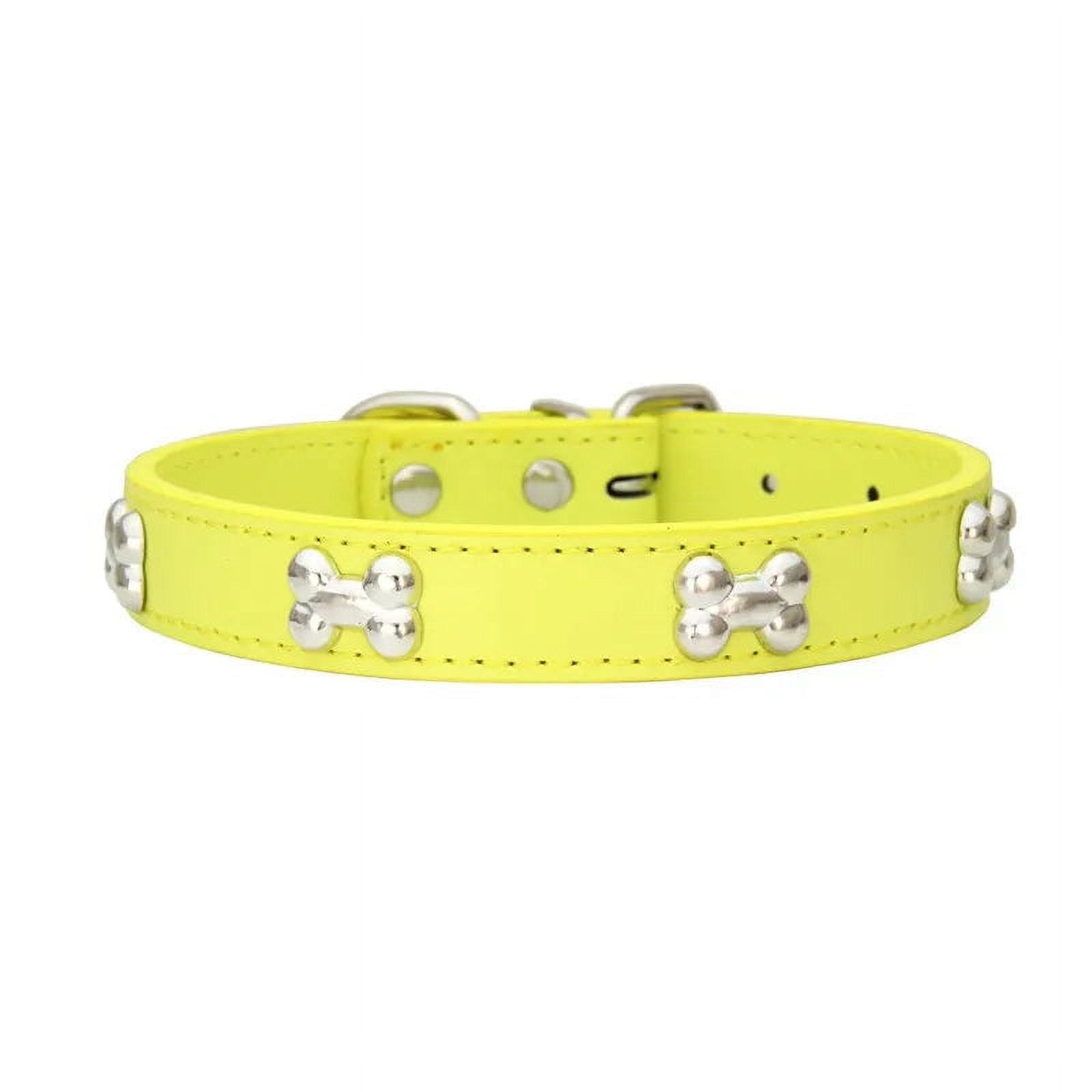 Puppy and Dog Lux Collars METAL BONE COLLAR - Walmart.com