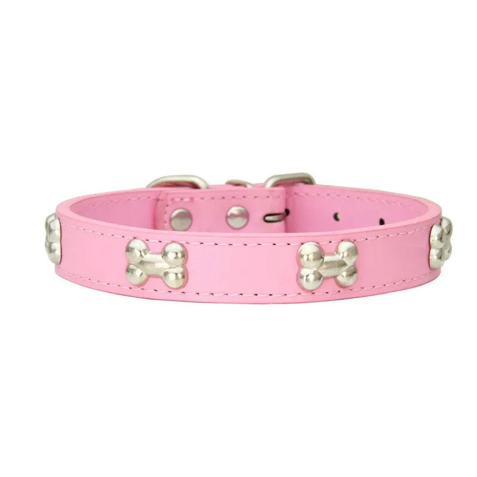 Puppy and Dog Lux Collars METAL BONE COLLAR - Walmart.com