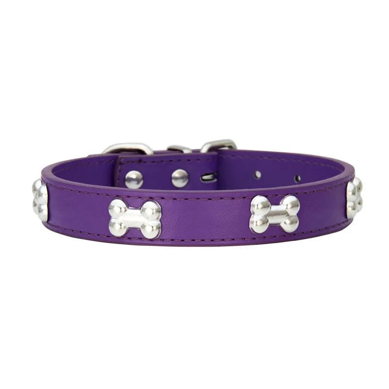 Puppy and Dog Lux Collars METAL BONE COLLAR - Walmart.com