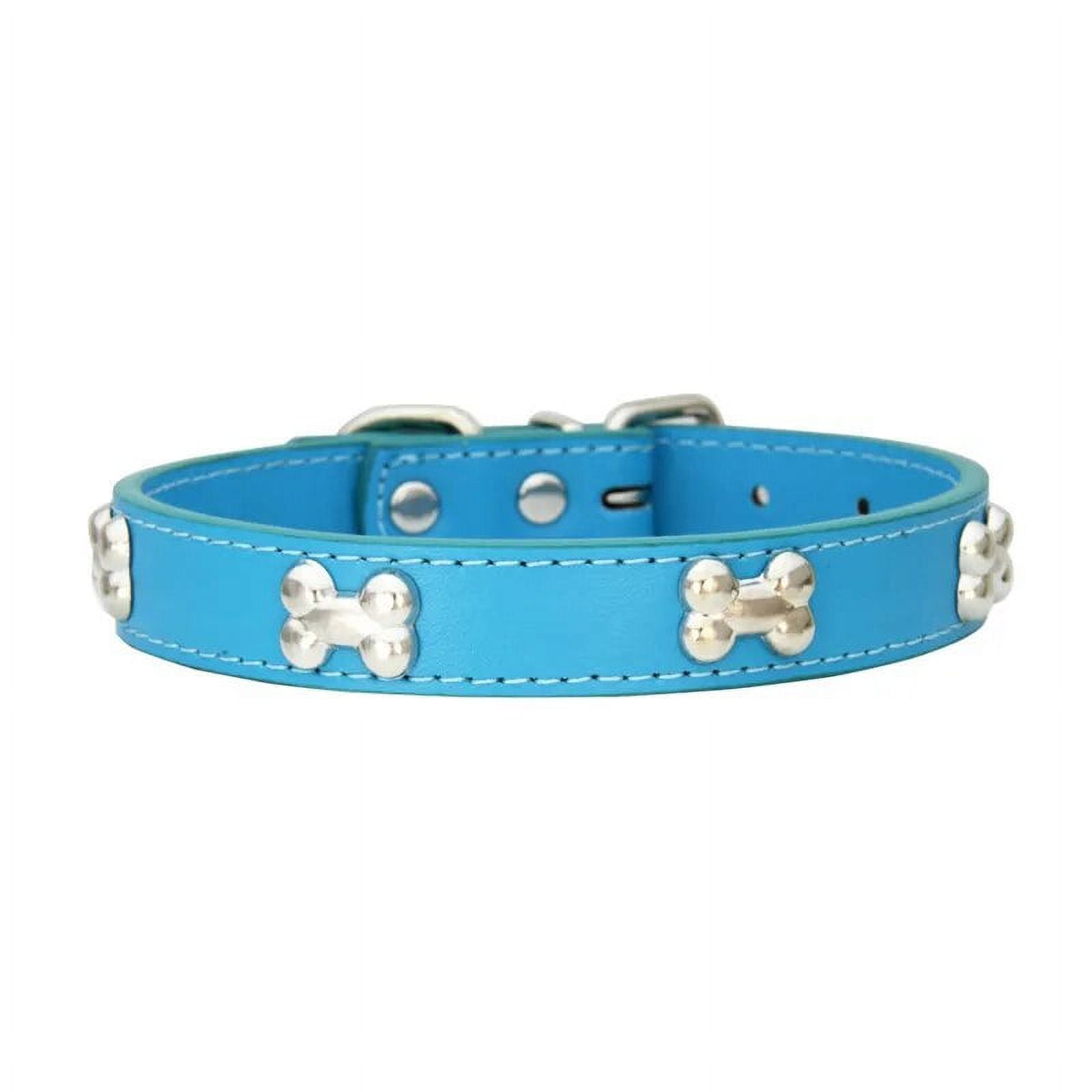 Puppy and Dog Lux Collars METAL BONE COLLAR - Walmart.com