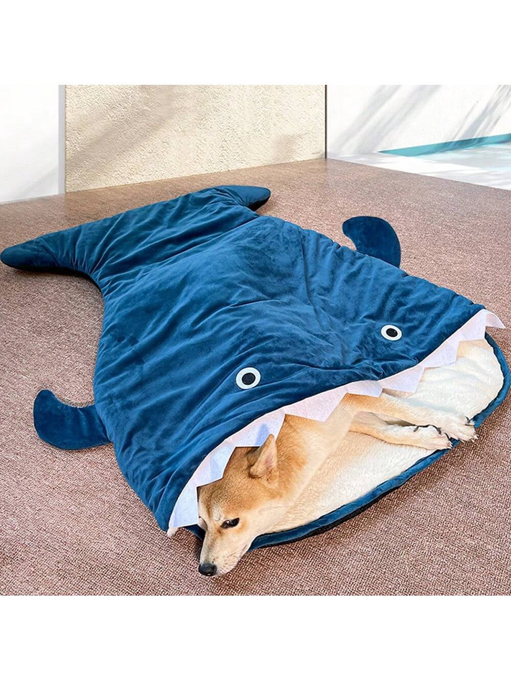 PuppyCheer Funny And Novel Shark Dog Bed, Extra Large Dog Bed With ...