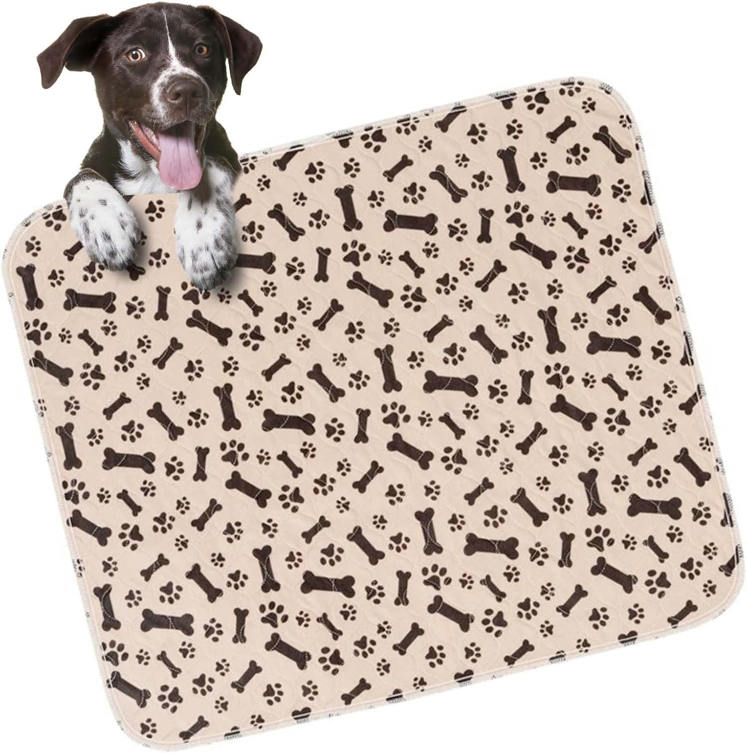 Pet Pee Pad, Washable Puppy Pads with Pheromones, Reusable & Leak-Proof ...